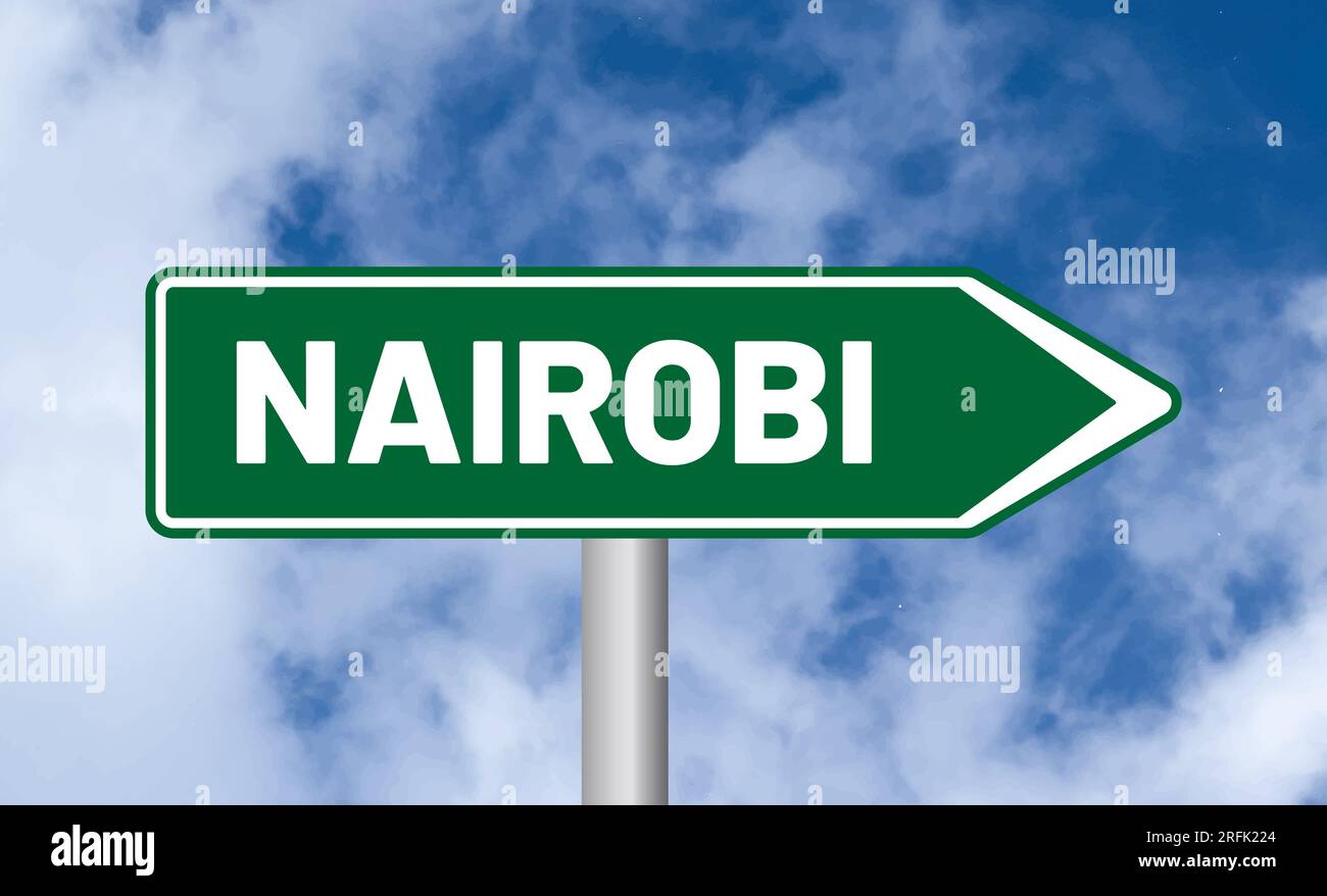 Nairobi road sign hi-res stock photography and images - Alamy