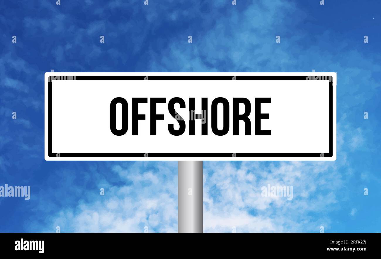 Offshore road sign hi-res stock photography and images - Alamy