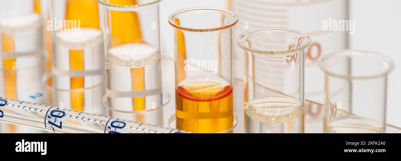 test tube glassware in laboratory Stock Photo - Alamy