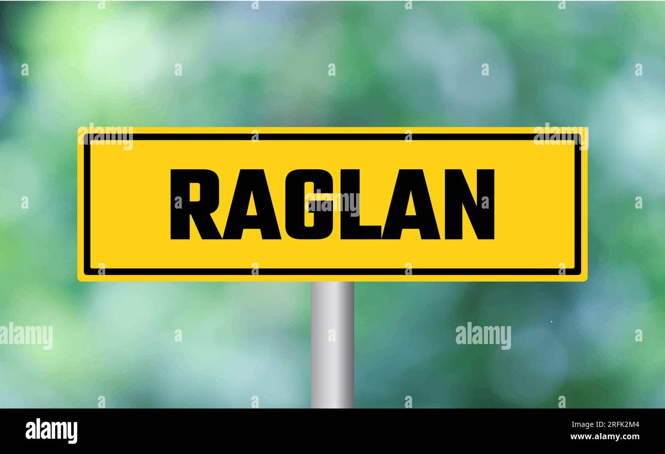 Raglan road sign on blur background Stock Photo - Alamy