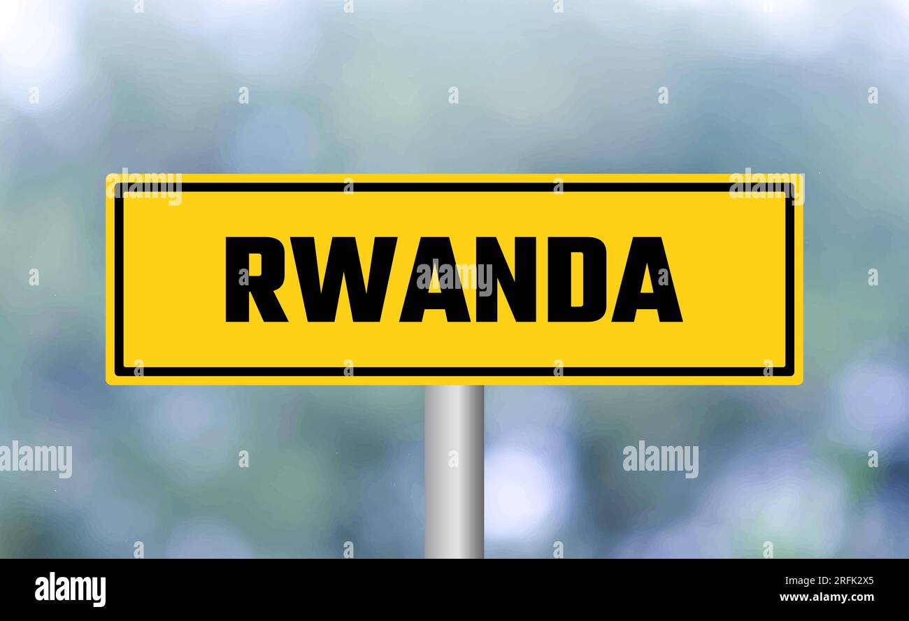 Rwanda road sign hi-res stock photography and images - Alamy