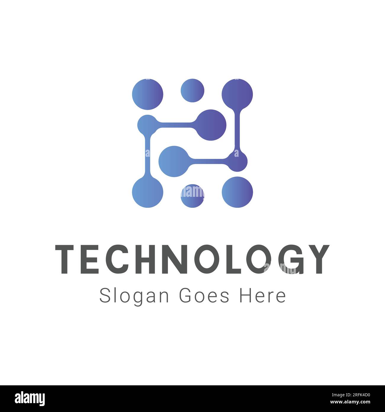 Tech or Technology Logo Design Doted Tech Logotype Square Tech Logo ...