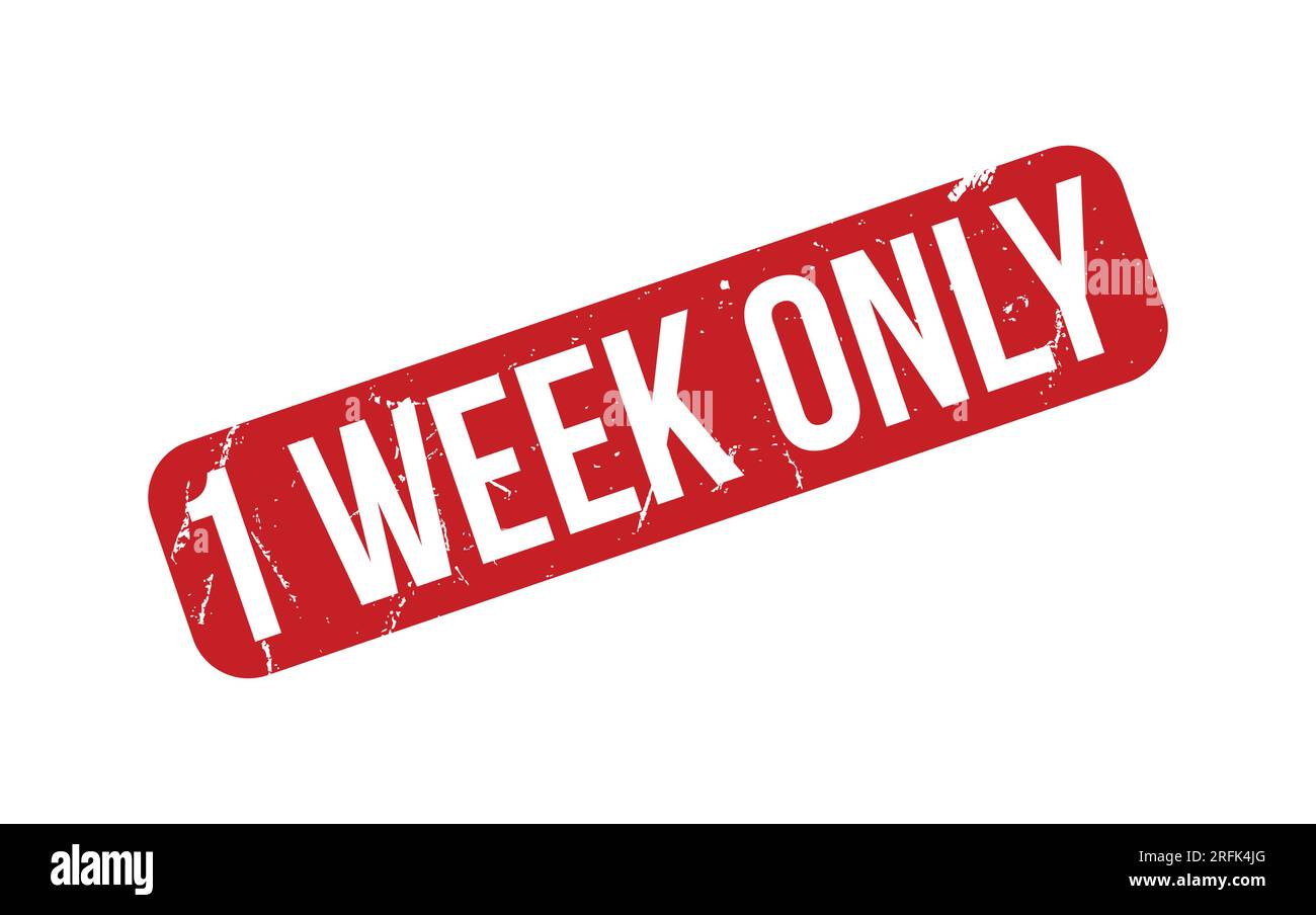 1 week only seal hi-res stock photography and images - Alamy