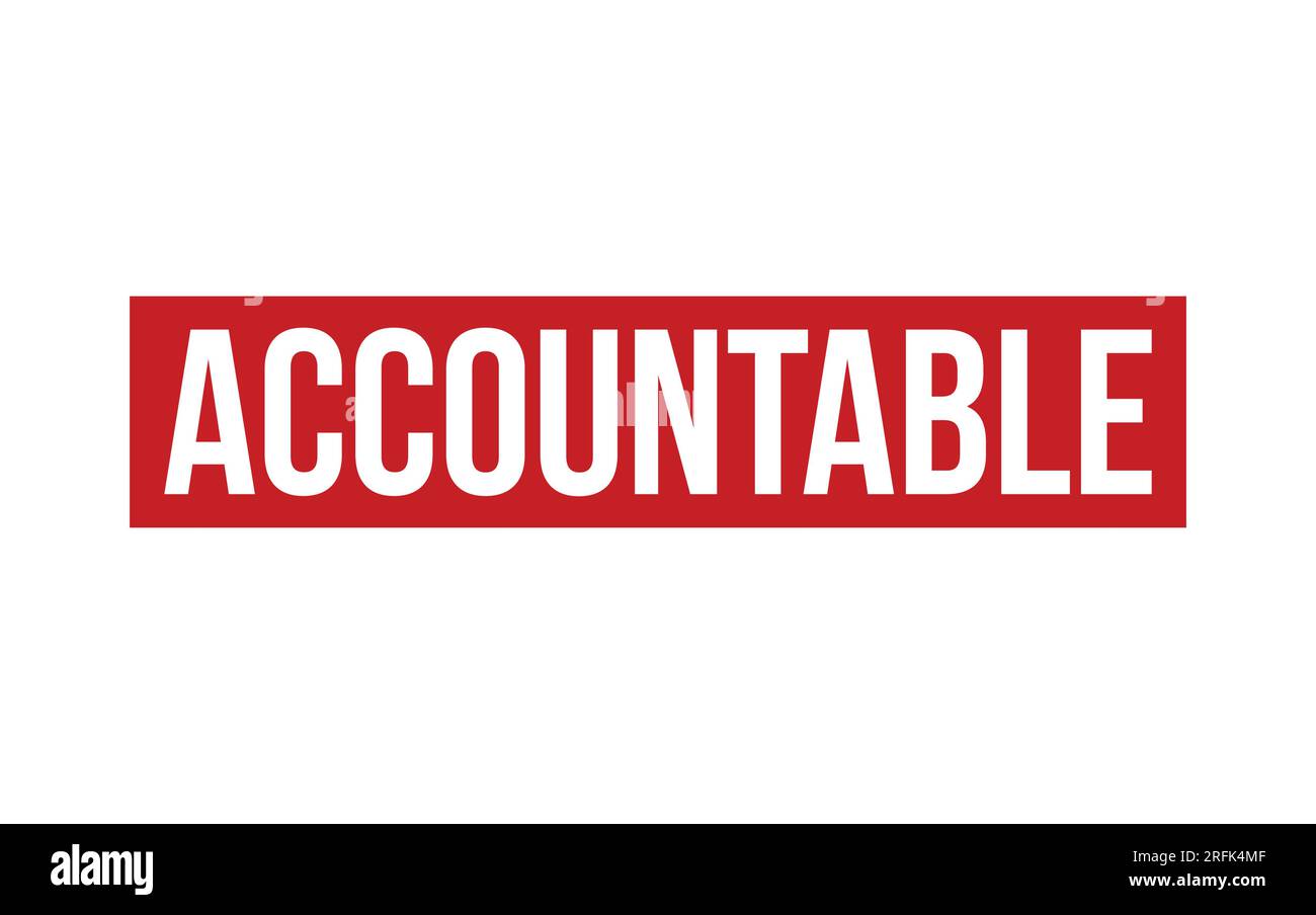 Accountable Rubber Stamp Seal Vector Stock Vector Image & Art - Alamy