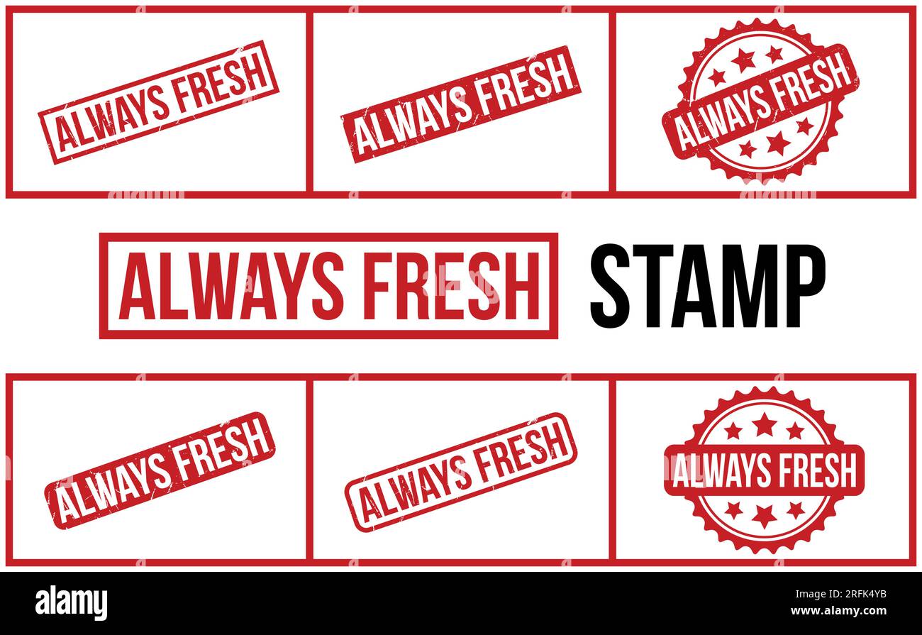 Always fresh seal hi-res stock photography and images - Alamy