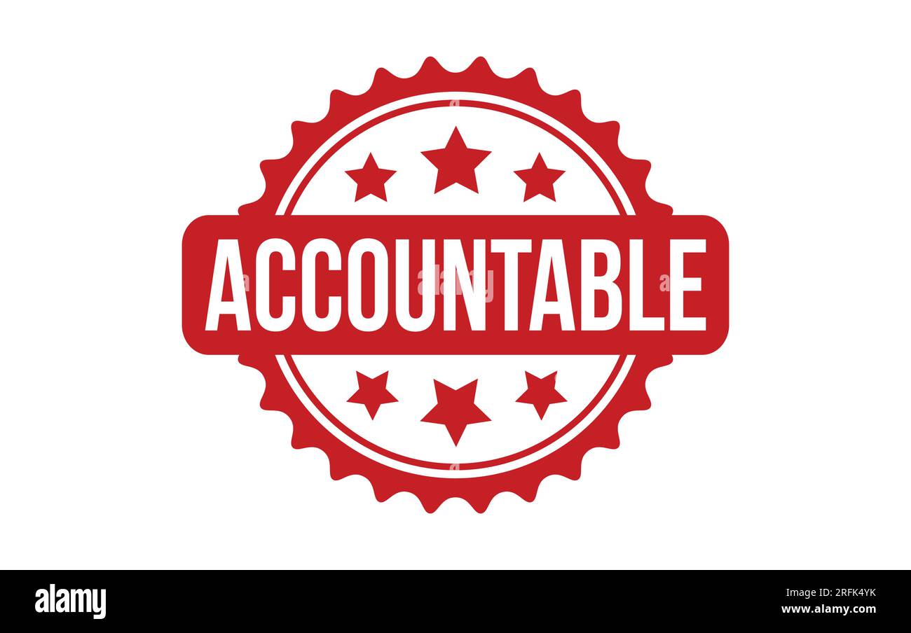 Accountable rubber grunge stamp seal vector Stock Vector Image & Art ...