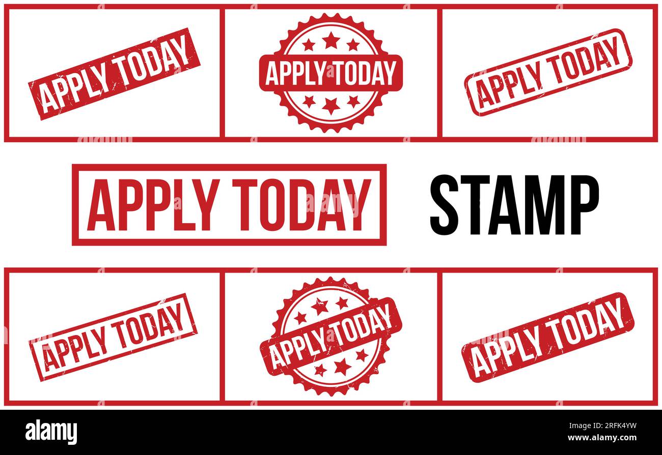 Apply today word Stock Vector Images - Alamy