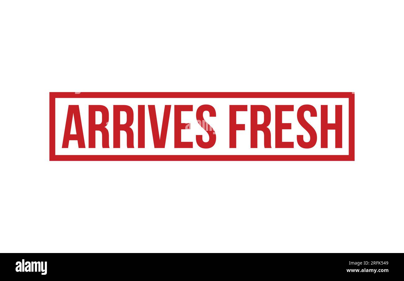 Arrives fresh sticker hi-res stock photography and images - Alamy
