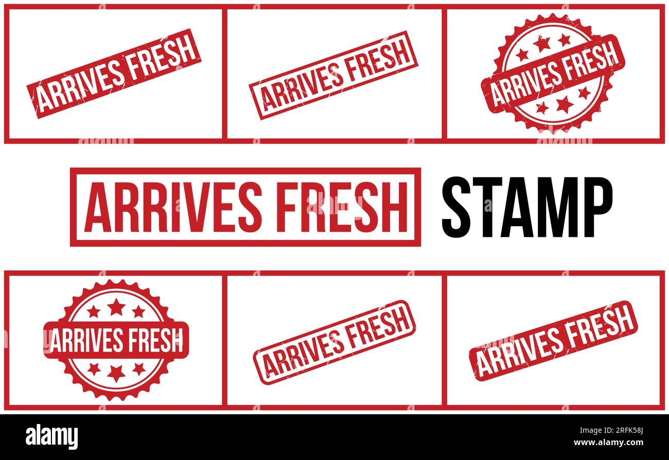 Arrives fresh stamp hi-res stock photography and images - Alamy