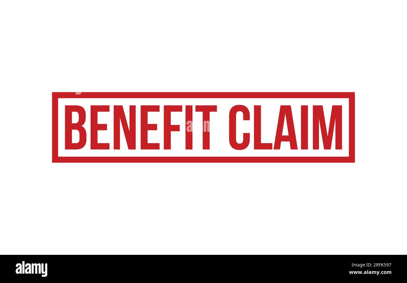 Red Benefit claim Rubber Stamp Seal Vector Stock Vector Image & Art - Alamy