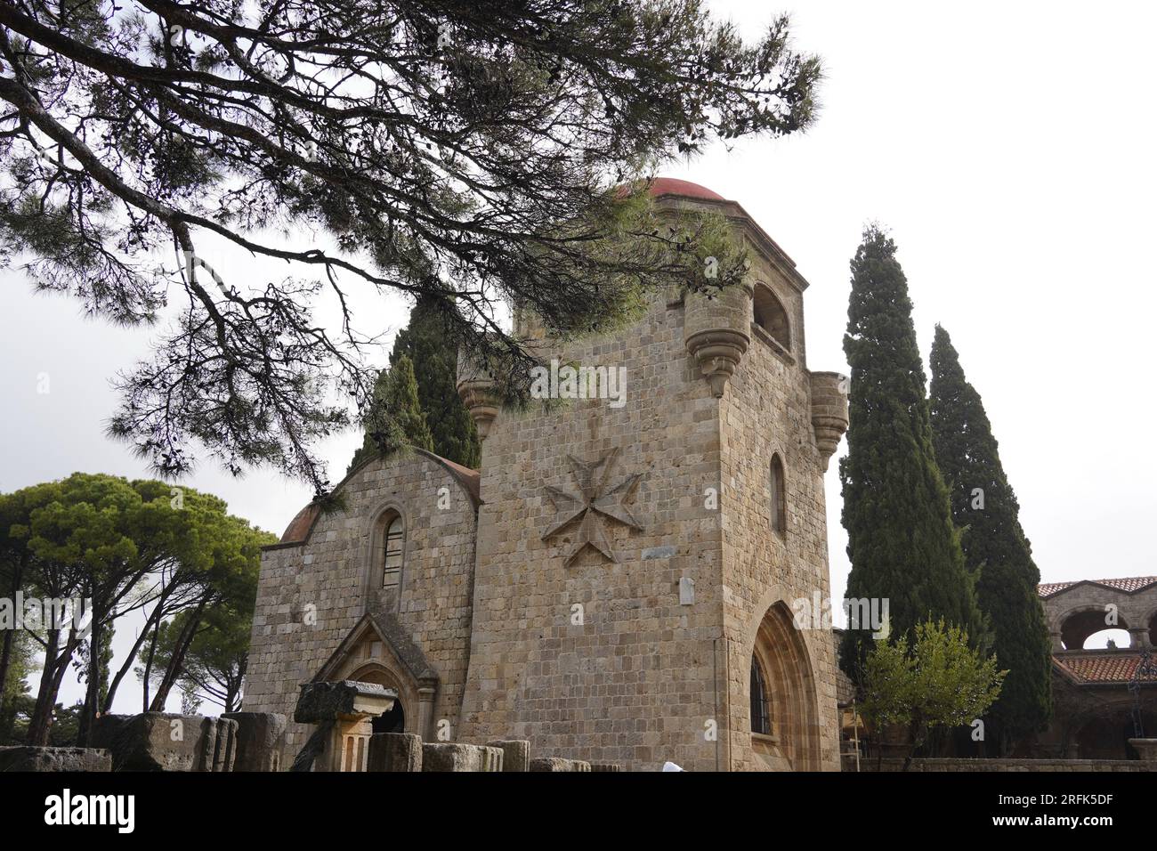 Mount Filerimos. Filerimos Monastery. Acropolis of Ialyssos Rhodes ...