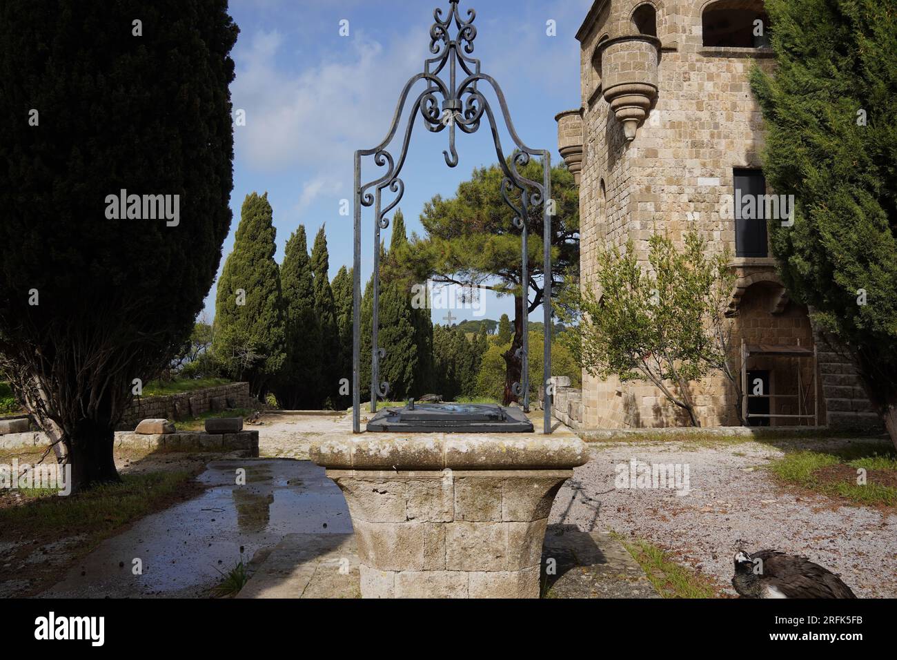 Mount Filerimos. Filerimos Monastery. Acropolis of Ialyssos Rhodes ...