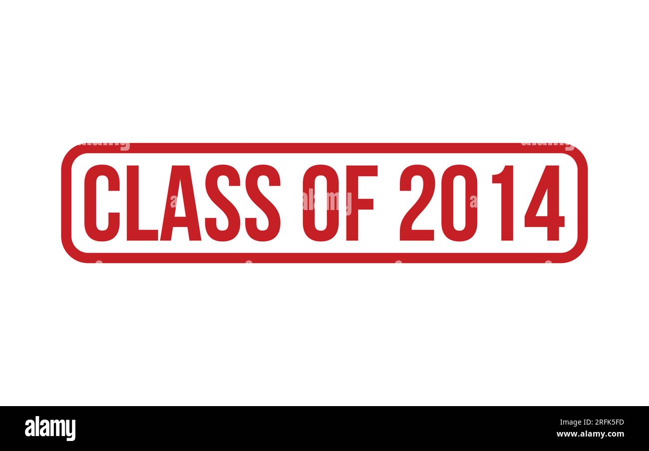 Red Class of 2014 Rubber Stamp Seal Vector Stock Vector Image & Art - Alamy