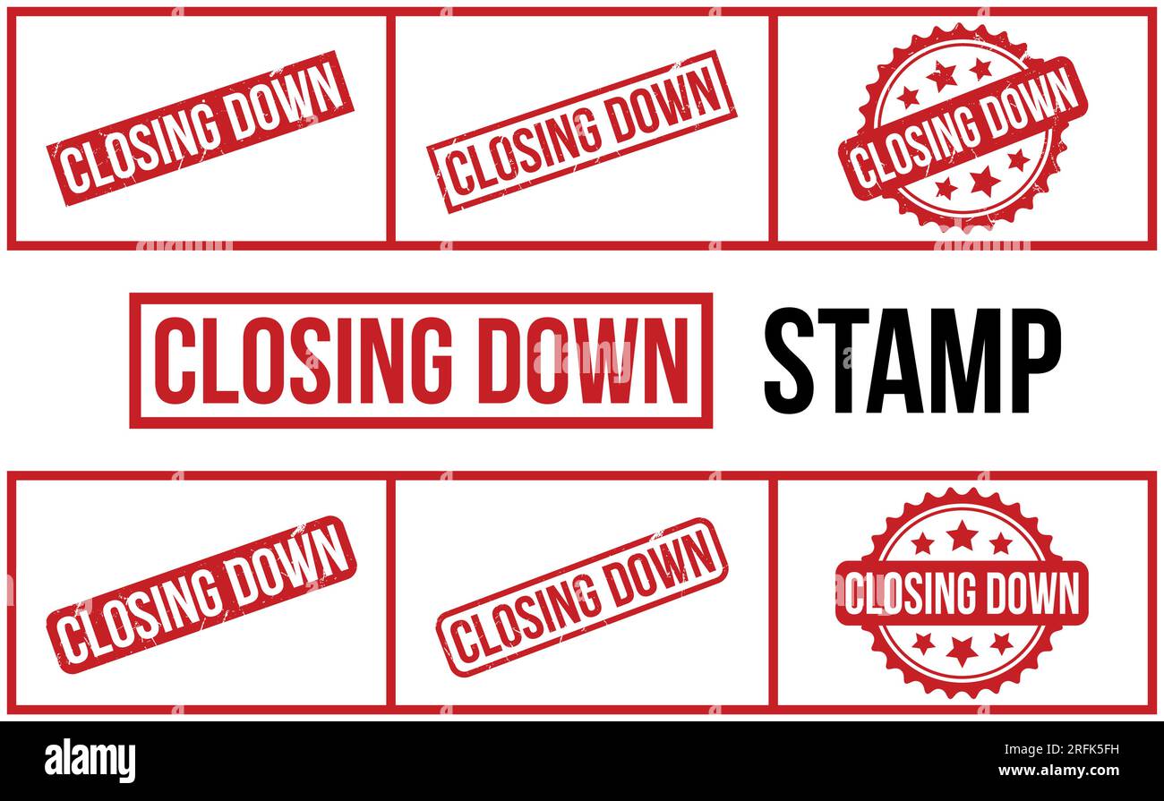 Closing down Stock Vector Images - Alamy