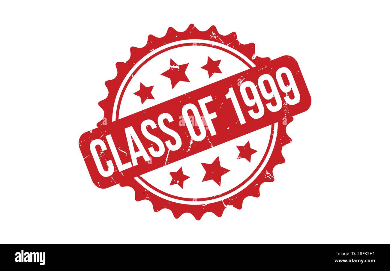 Red Class of 1999 Rubber Stamp Seal Vector Stock Vector Image & Art - Alamy