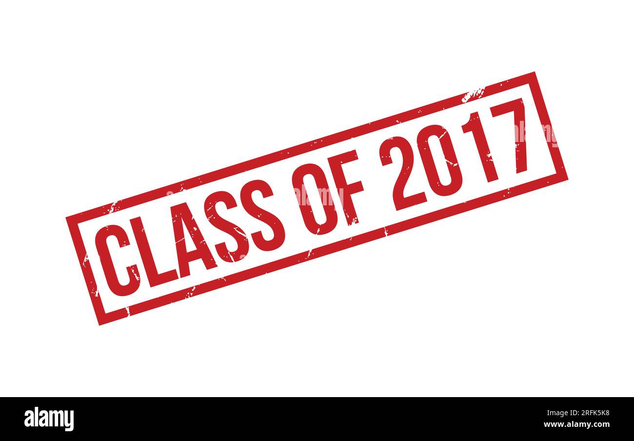 Red Class of 2017 Rubber Stamp Seal Vector Stock Vector Image & Art - Alamy