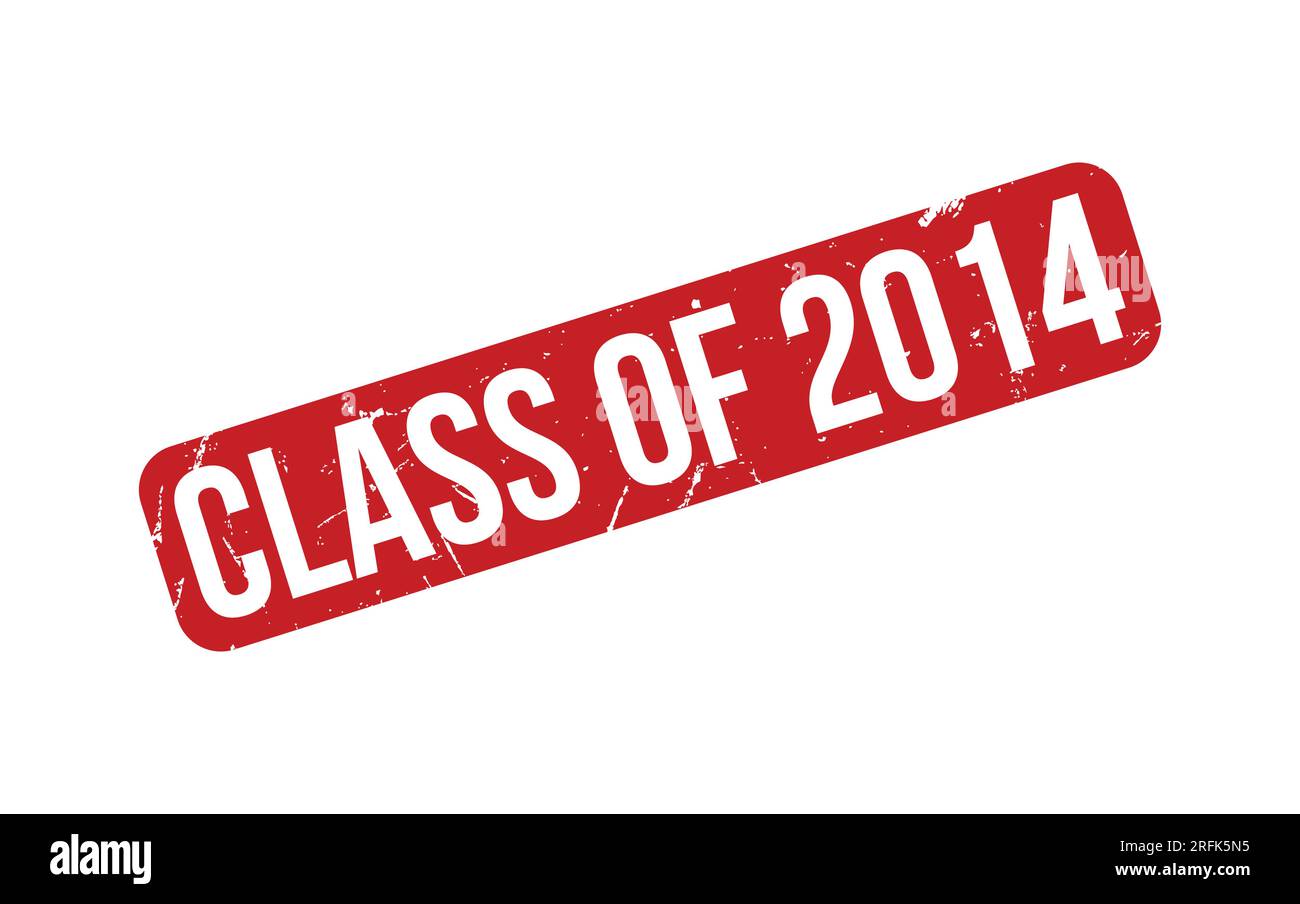 Class of 2014 rubber grunge stamp seal vector Stock Vector Image & Art ...