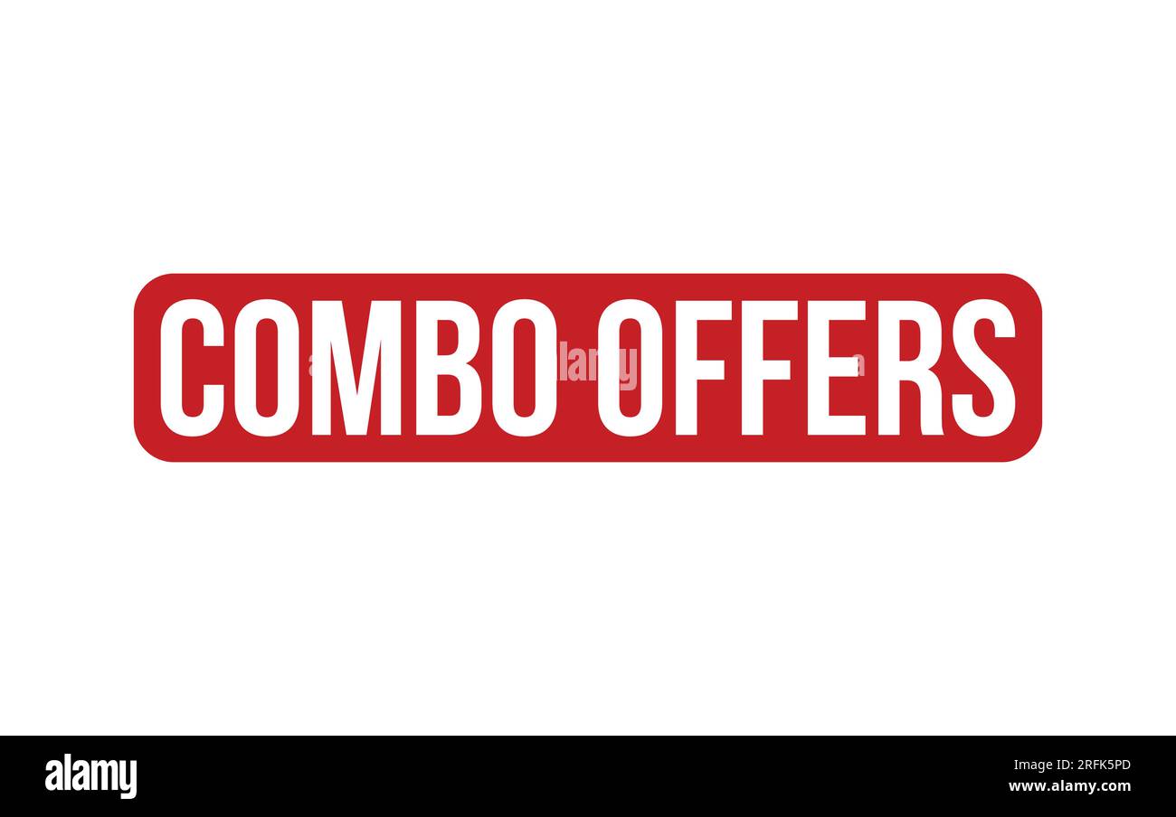 Red Combo offers Rubber Stamp Seal Vector Stock Vector Image & Art - Alamy