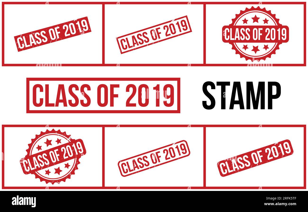 Class of 2019 rubber stamp hi-res stock photography and images - Alamy