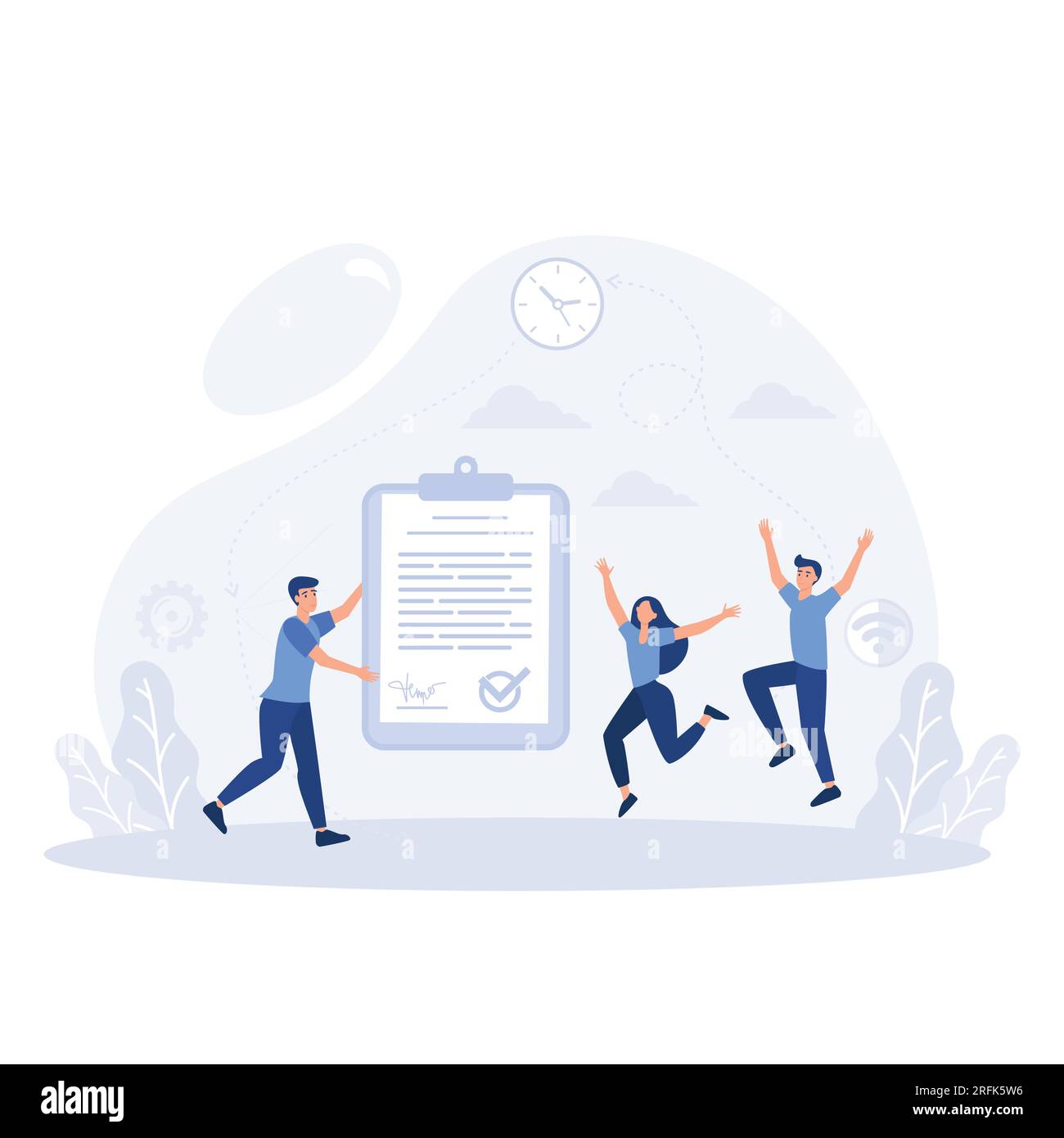 Woman holding sheets Stock Vector Images - Alamy