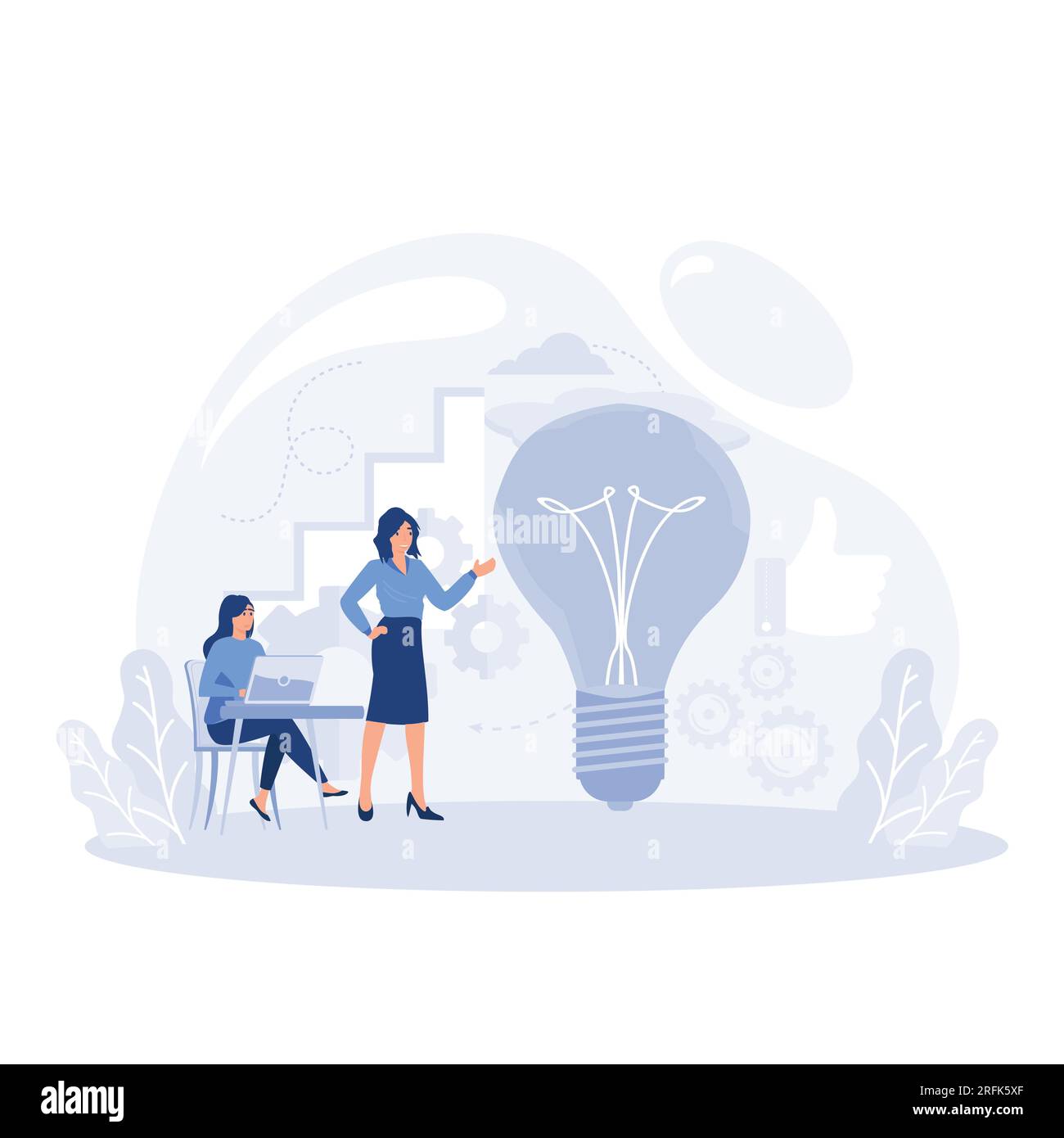 business Development process, Innovation product, and creative idea ...