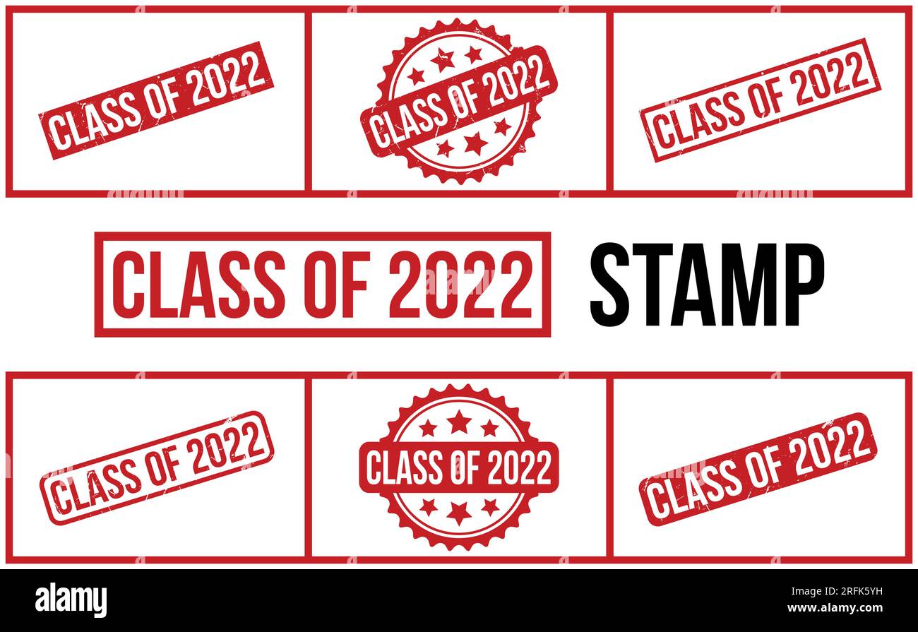 Class of 2022 Rubber Stamp Set Vector Stock Vector Image & Art - Alamy