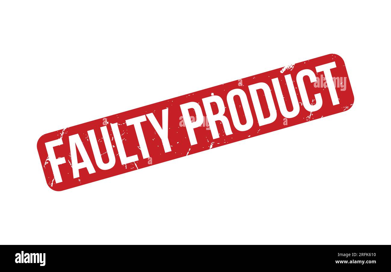 Faulty Product rubber grunge stamp seal vector Stock Vector Image & Art ...