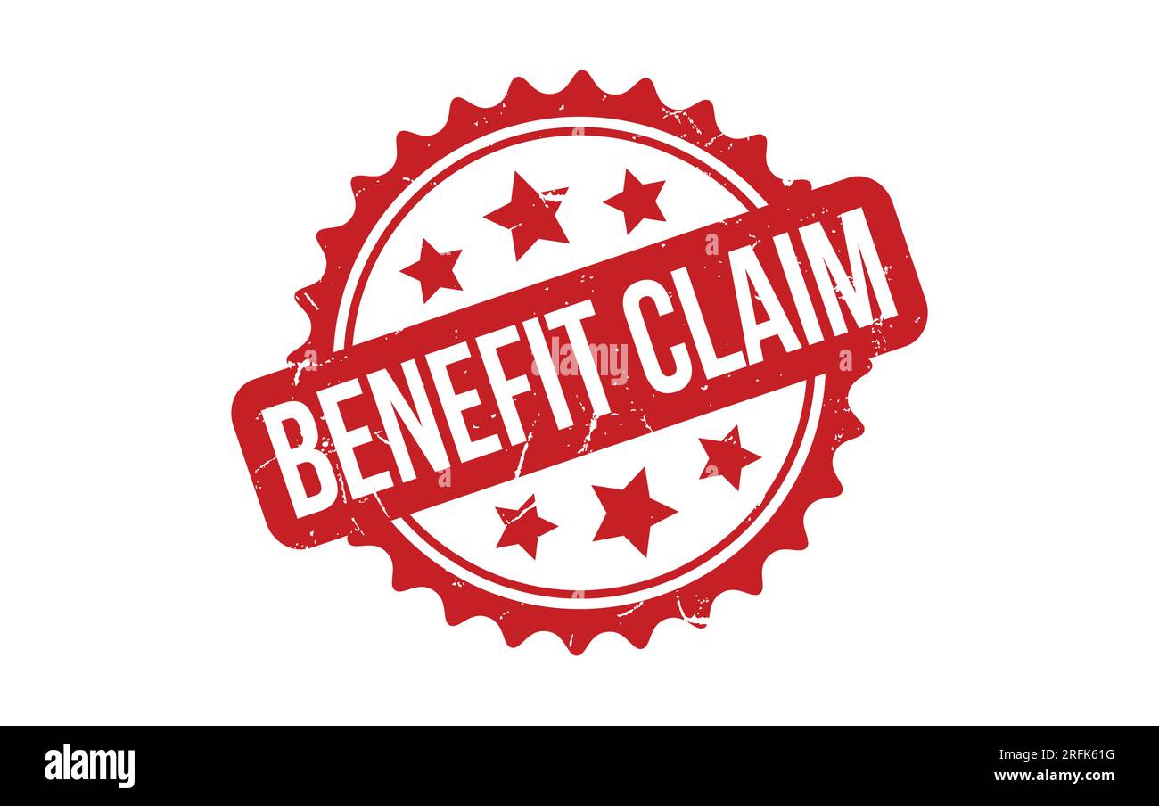 Benefit claim rubber grunge stamp seal vector Stock Vector Image & Art - Alamy