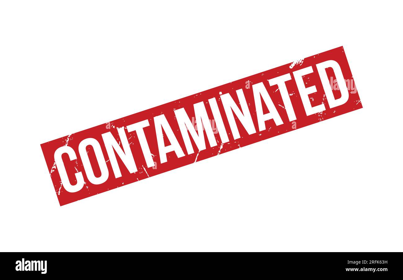 Contaminated Rubber Stamp Seal Vector Stock Vector Image & Art - Alamy