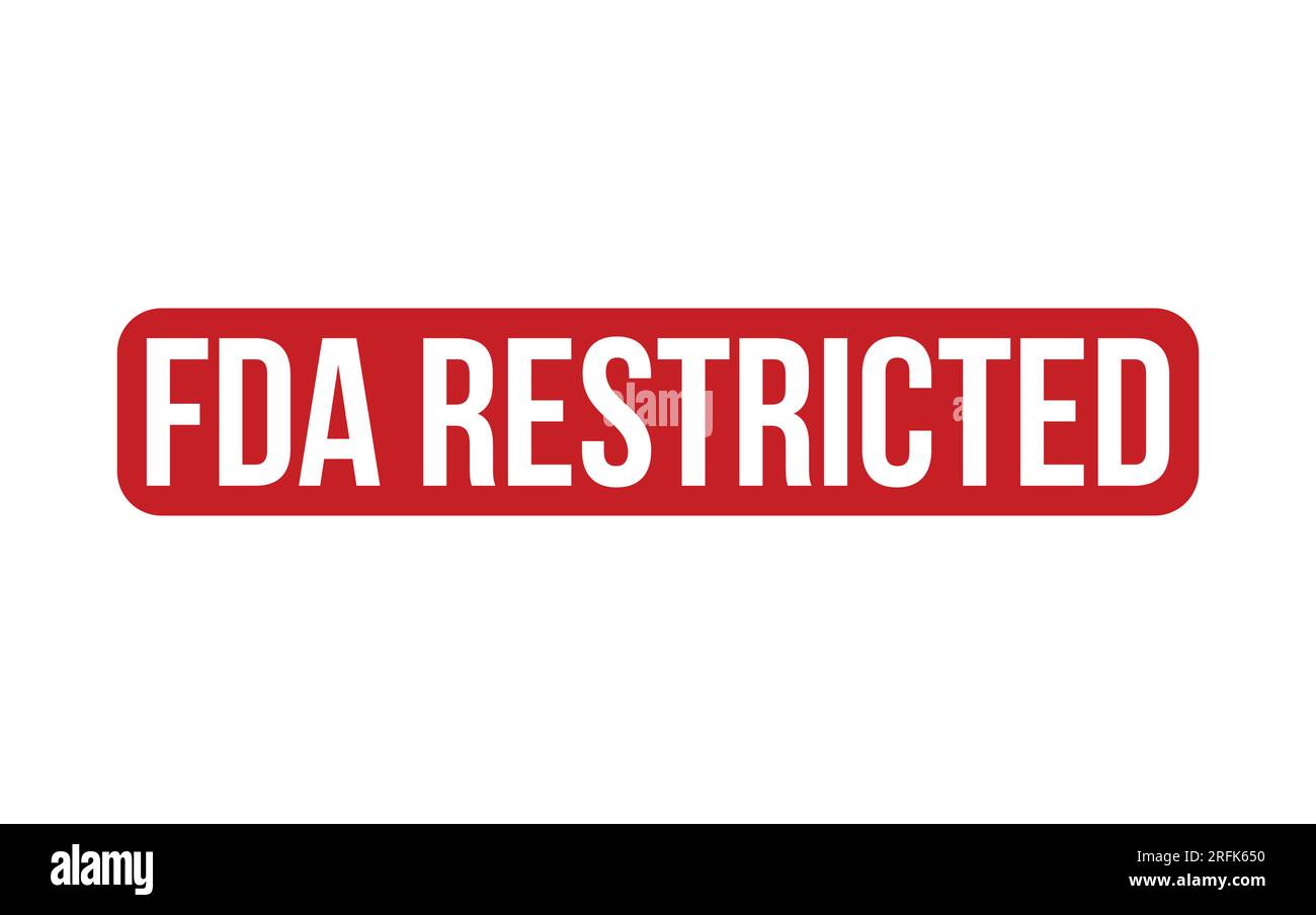 Red FDA Restricted Rubber Stamp Seal Vector Stock Vector Image & Art ...