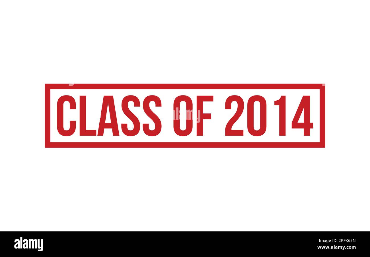 Red Class of 2014 Rubber Stamp Seal Vector Stock Vector Image & Art - Alamy