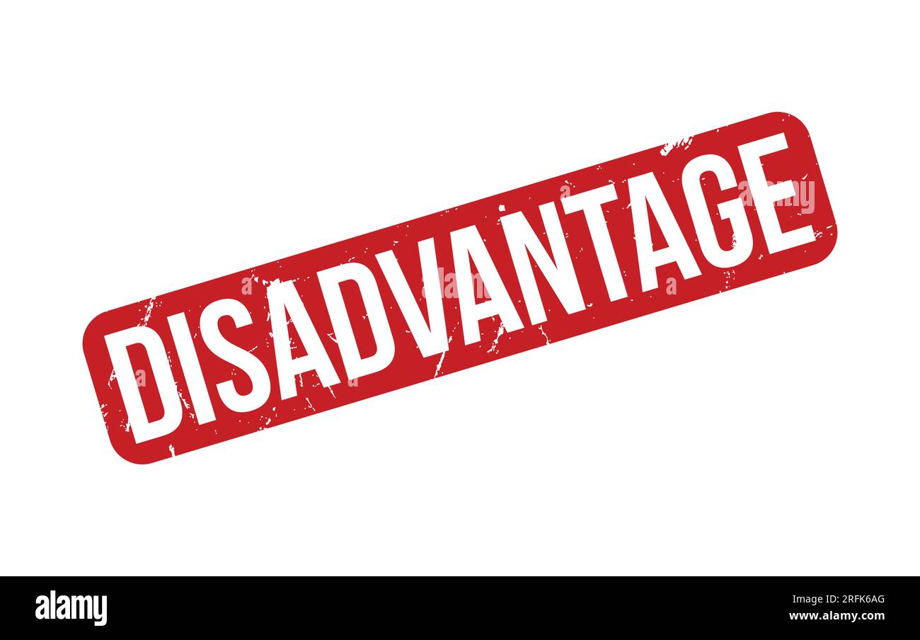 Disadvantage rubber stamp Stock Vector Images - Alamy
