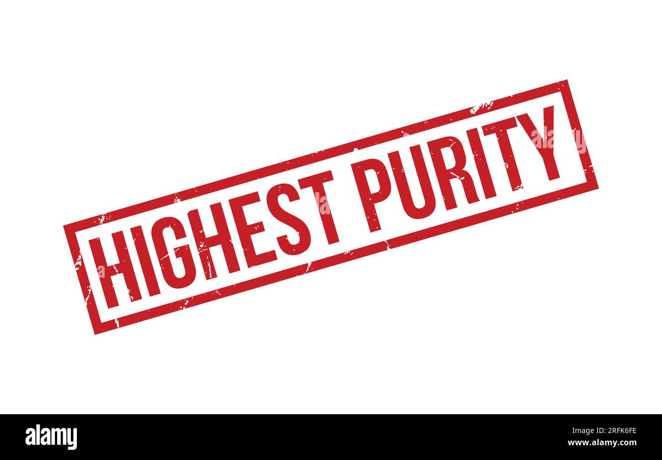 Red Highest Purity Rubber Stamp Seal Vector Stock Vector Image & Art ...