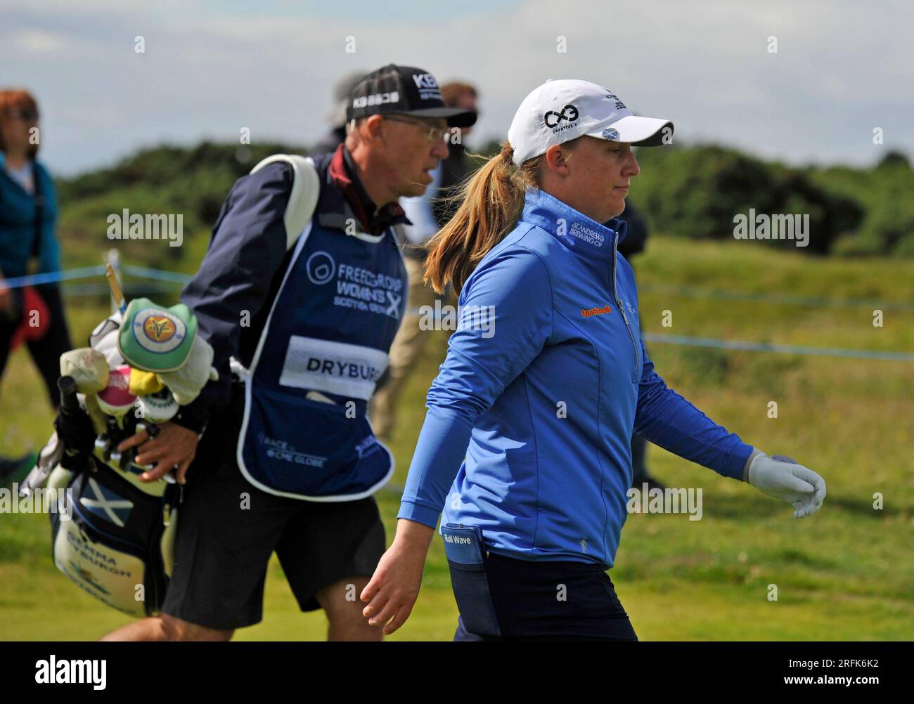3rd August 2023. Irvine, Scotland, UK. Gemma Dryburgh at the 9th, day 1 ...