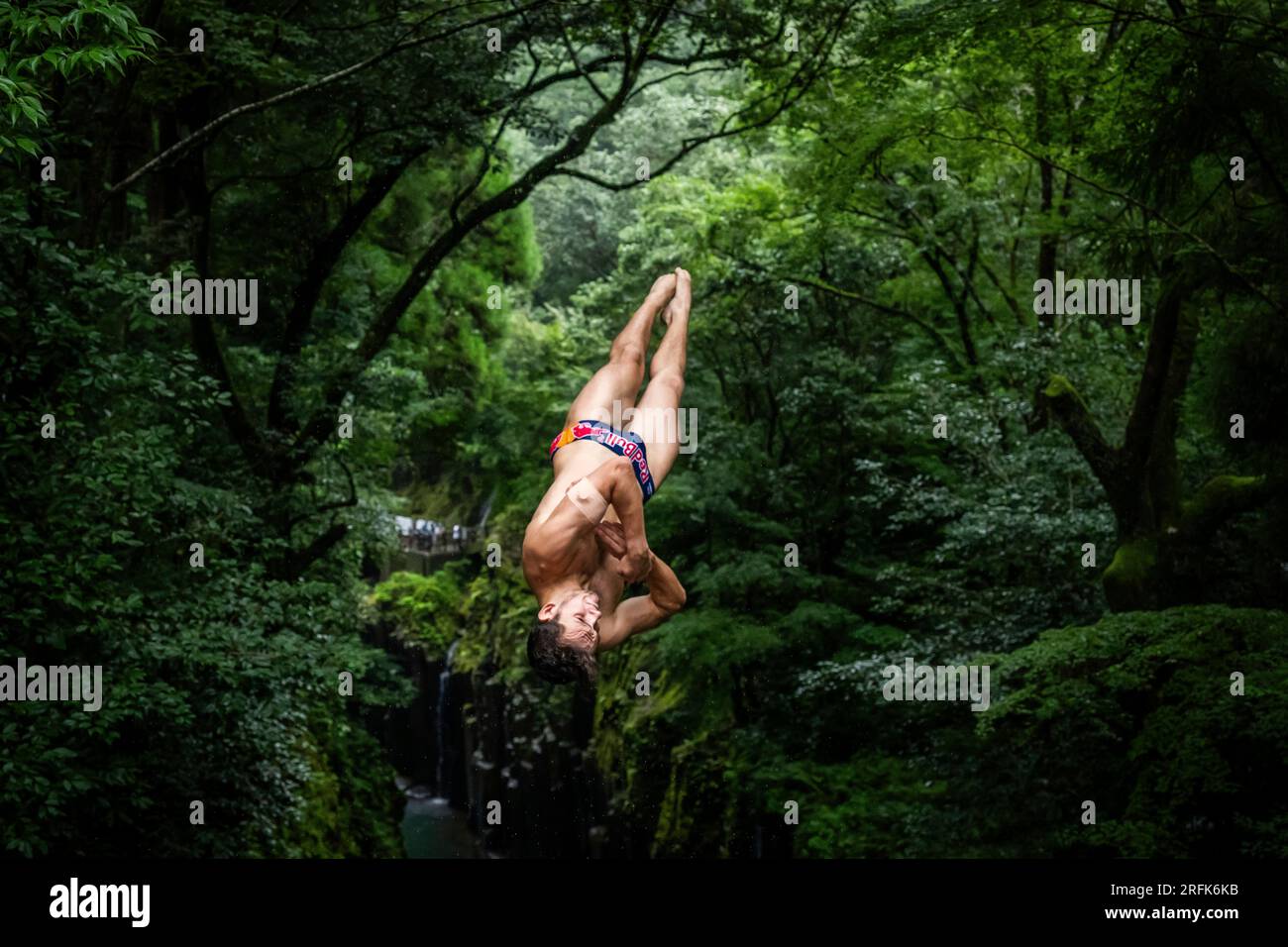 Briton Aidan Heslop clinched back-to-back Red Bull Cliff Diving World Series wins at the fourth ...