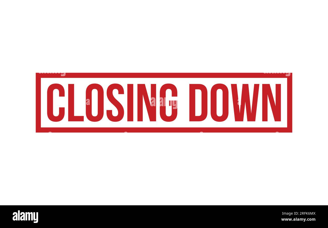 Closing down Stock Vector Images - Alamy