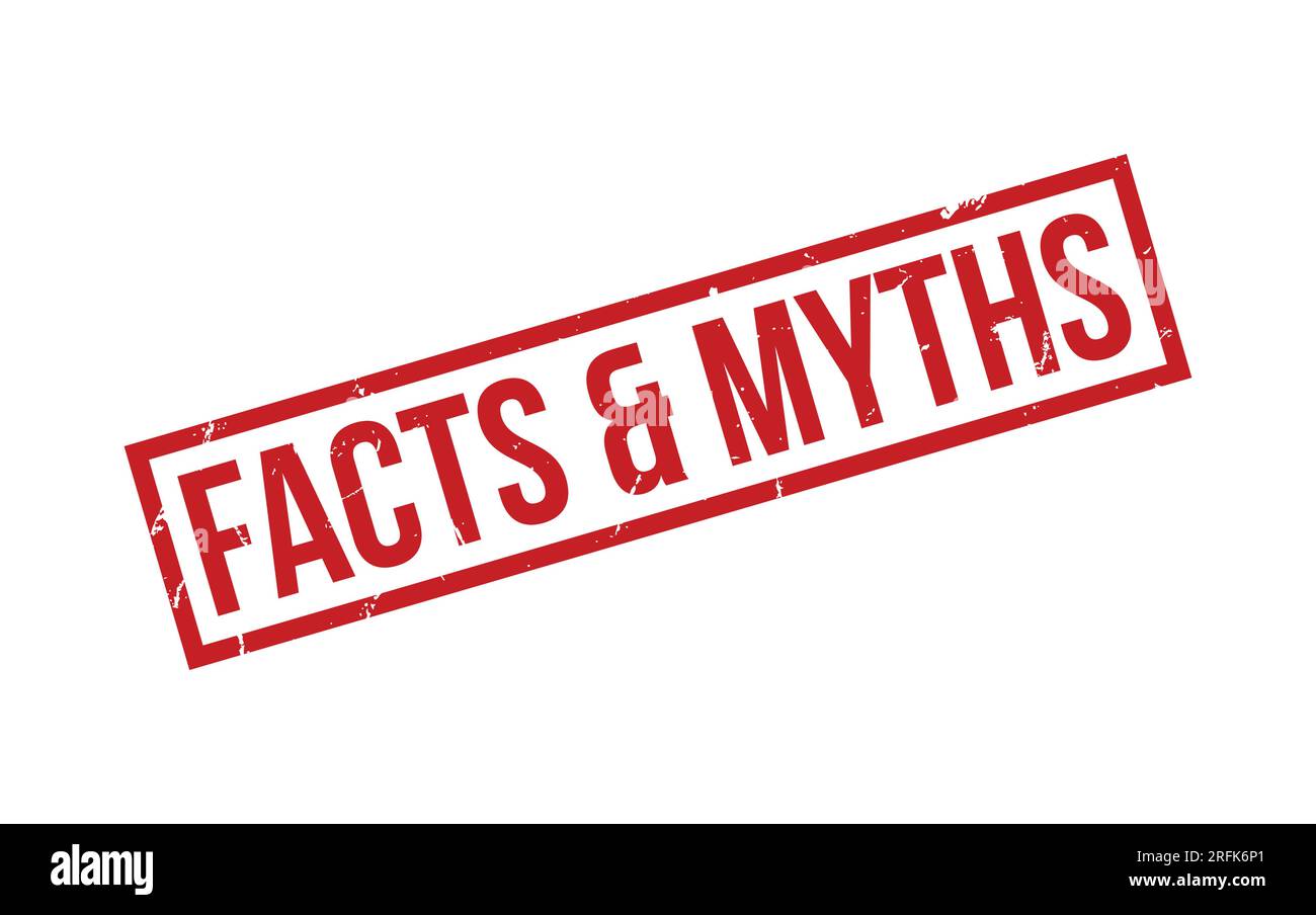 Red Facts & Myths Rubber Stamp Seal Vector Stock Vector Image & Art - Alamy