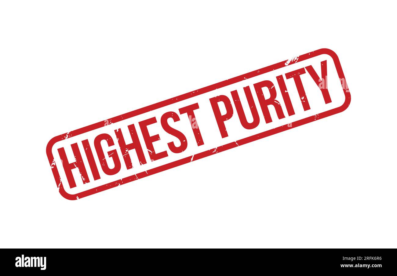 Red Highest Purity Rubber Stamp Seal Vector Stock Vector Image & Art ...