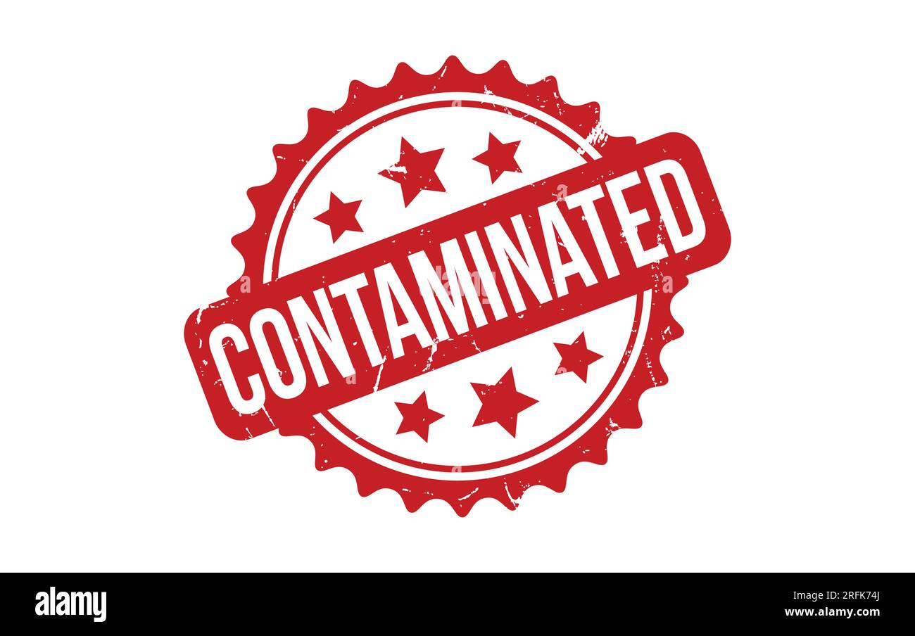 Contaminated rubber grunge stamp seal vector Stock Vector Image & Art ...