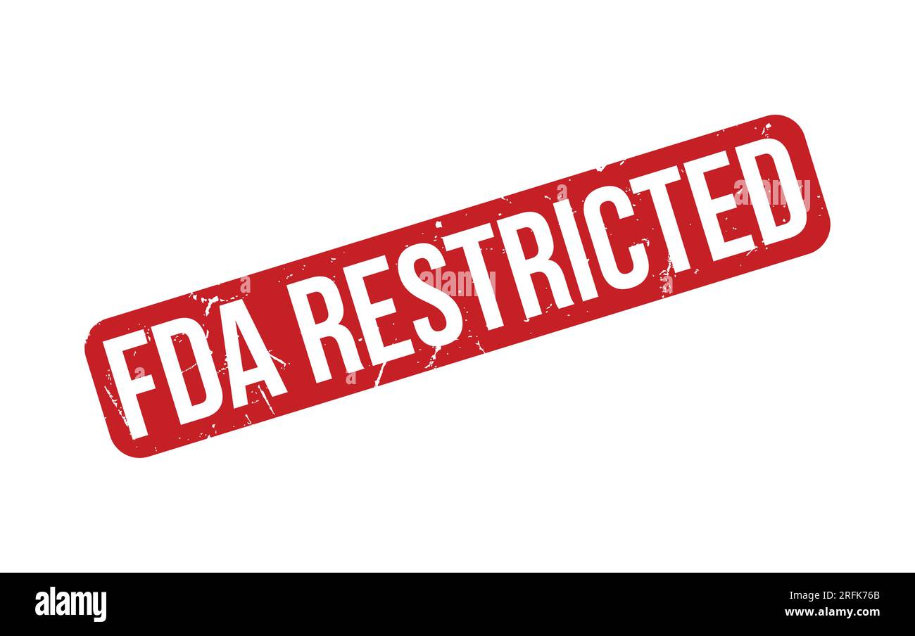 FDA Restricted rubber grunge stamp seal vector Stock Vector Image & Art ...