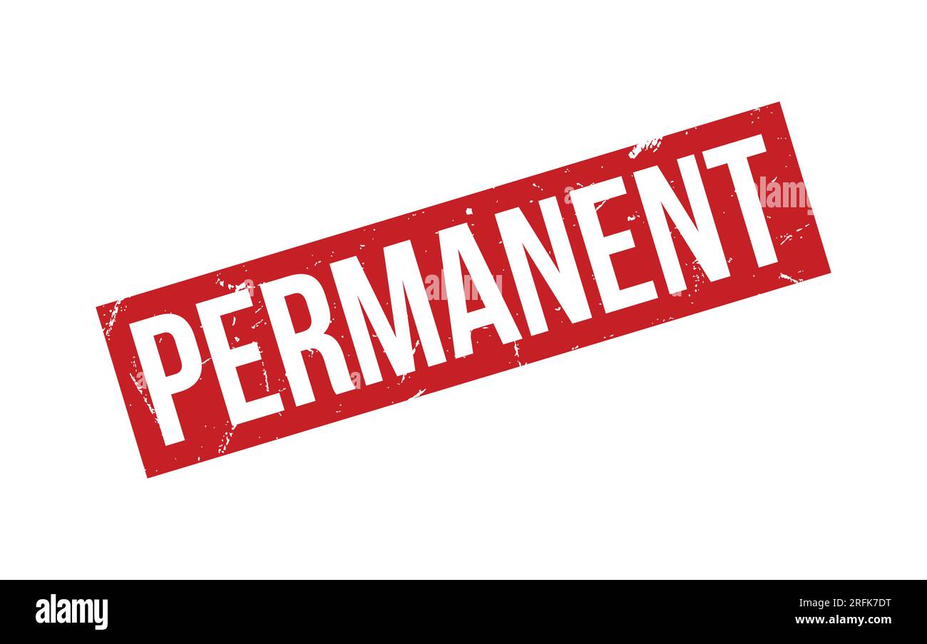 Permanent Rubber Stamp Seal Vector Stock Vector Image & Art - Alamy