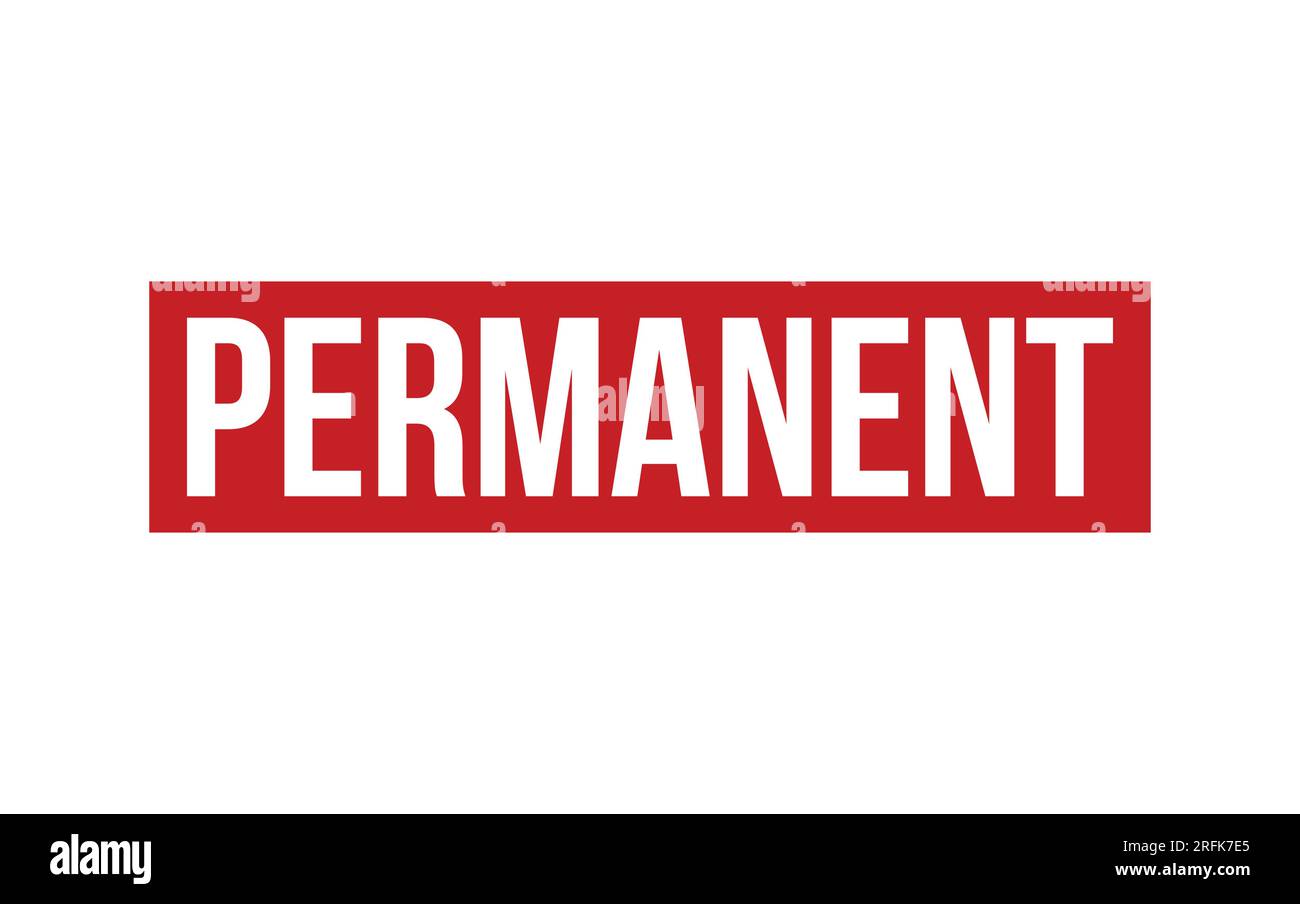 Permanent Rubber Stamp Seal Vector Stock Vector Image & Art - Alamy