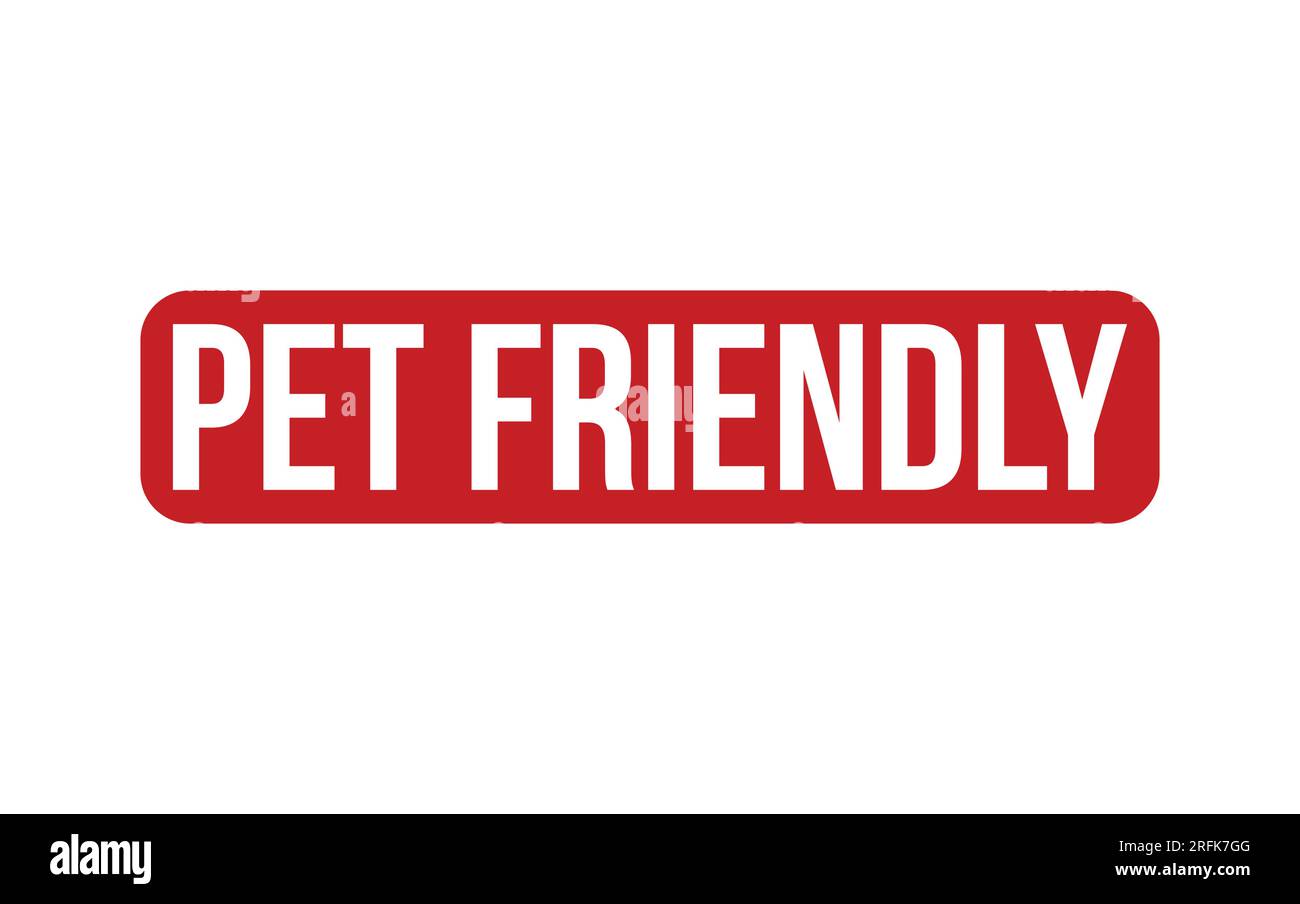 Pet friendly sticker Stock Vector Images - Alamy