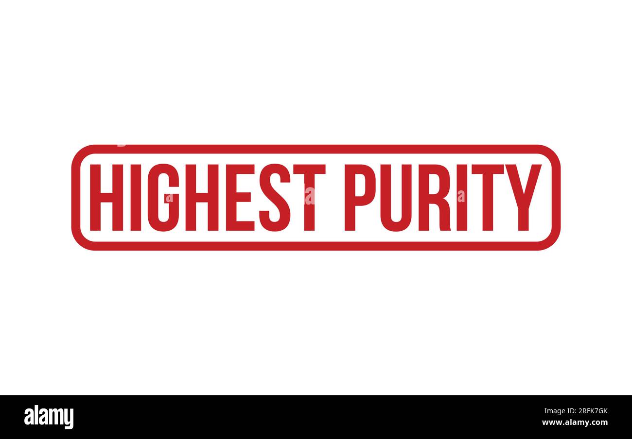 Red Highest Purity Rubber Stamp Seal Vector Stock Vector Image & Art ...