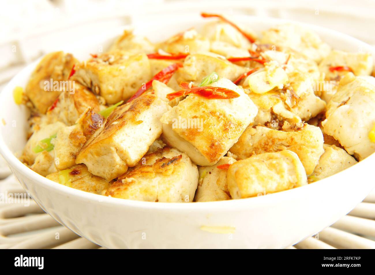 Spicy hot bean curd Stock Photo - Alamy