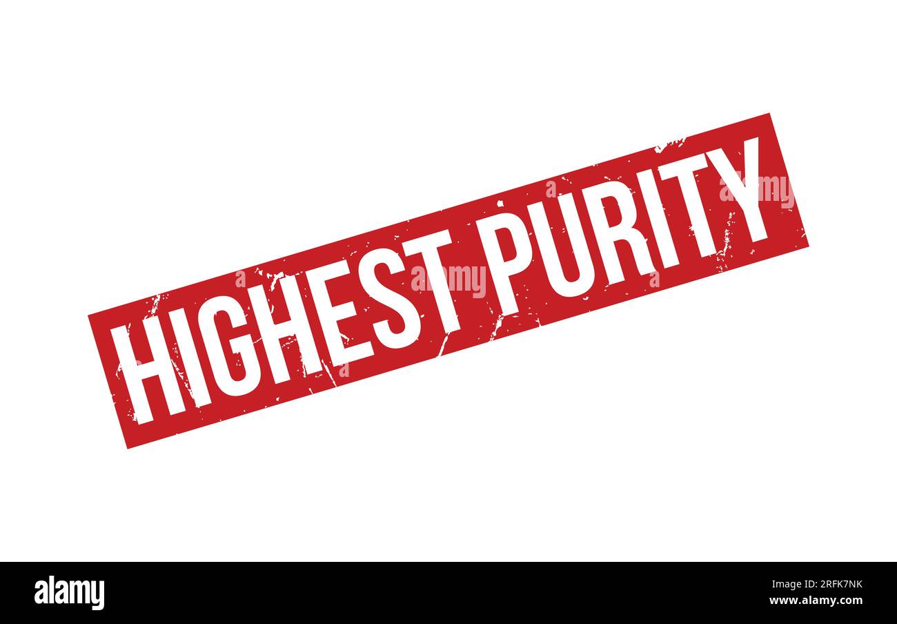 Highest Purity Rubber Stamp Seal Vector Stock Vector Image & Art - Alamy
