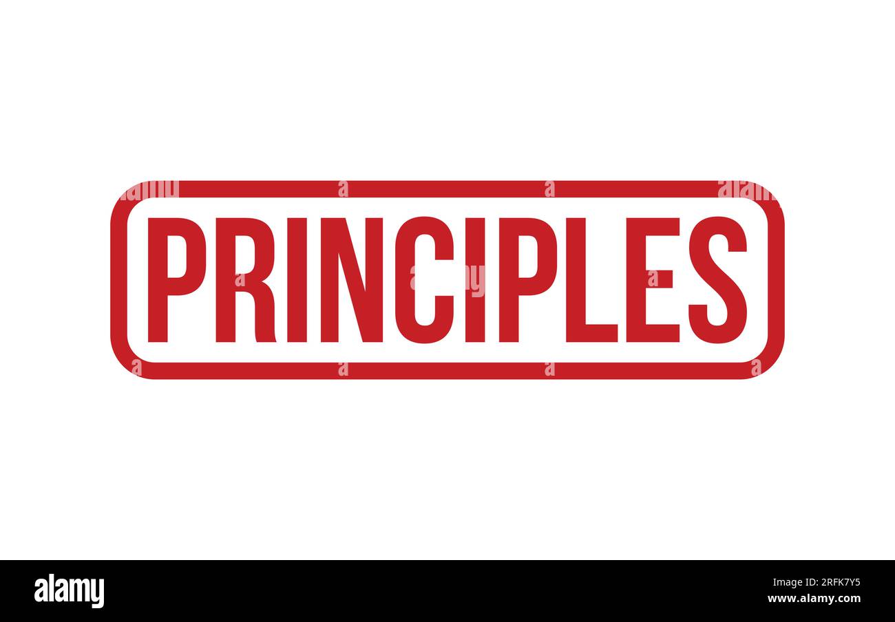 Red Principles Rubber Stamp Seal Vector Stock Vector Image & Art - Alamy