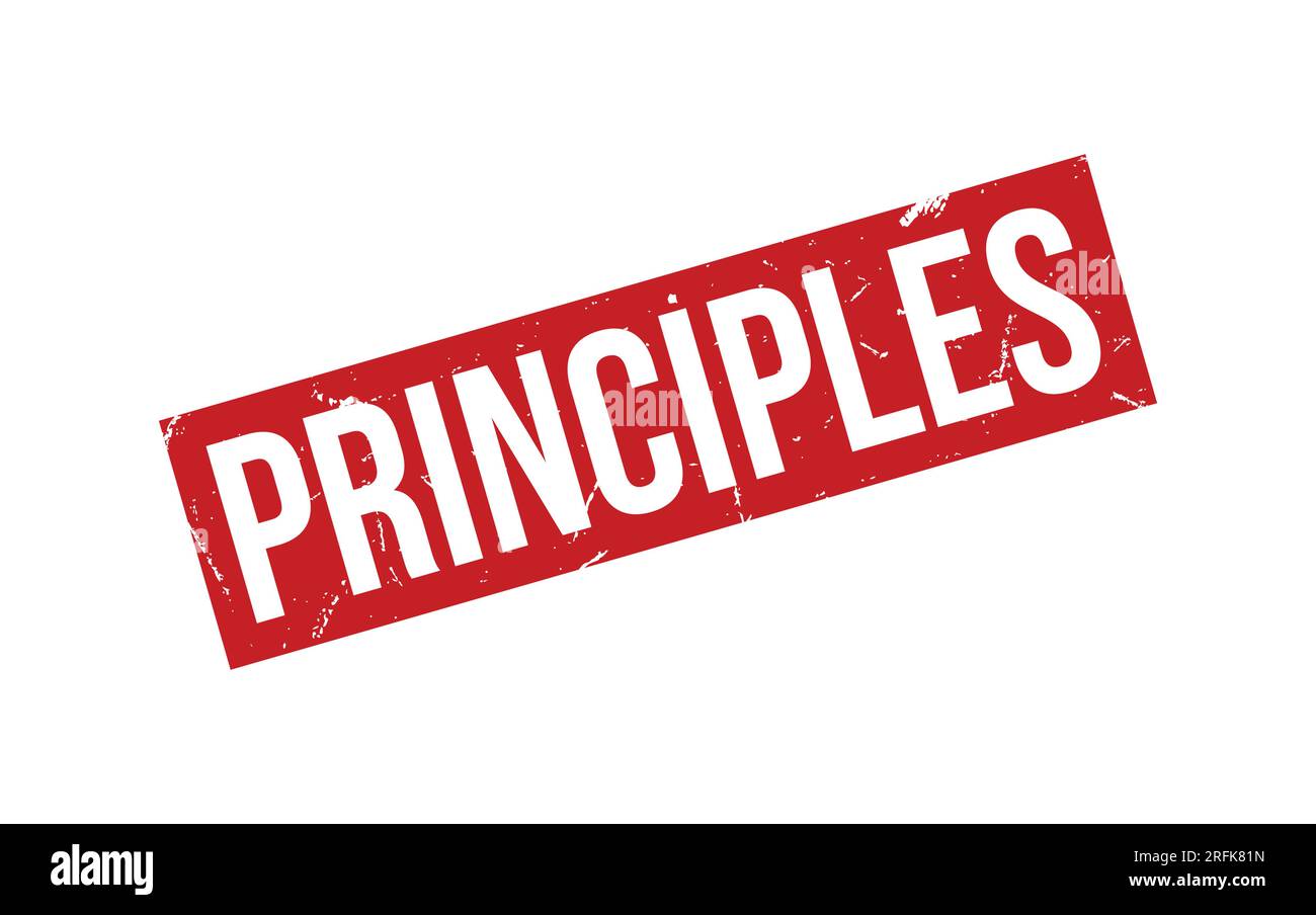 Principles Rubber Stamp Seal Vector Stock Vector Image & Art - Alamy