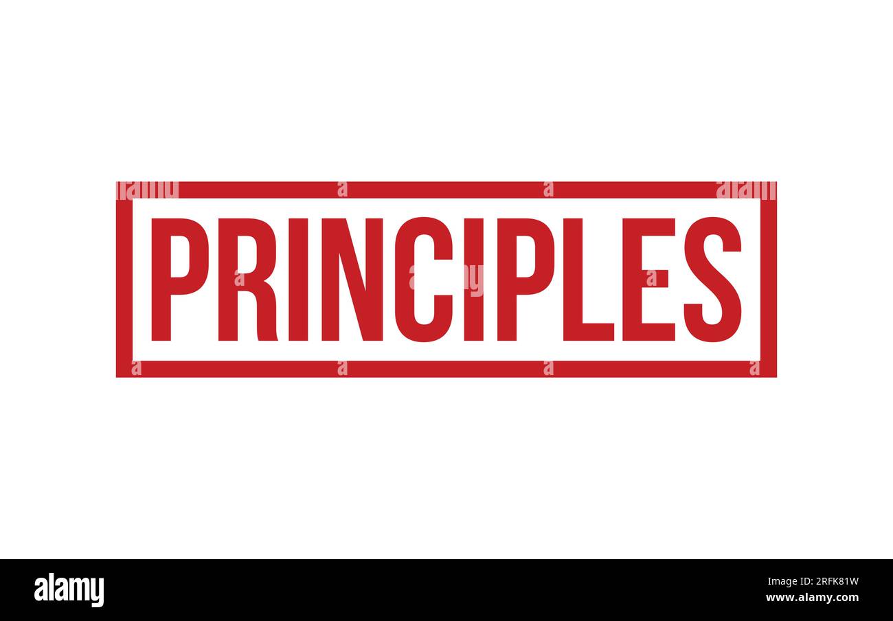Principles Rubber Stamp Seal Vector Stock Vector Image & Art - Alamy