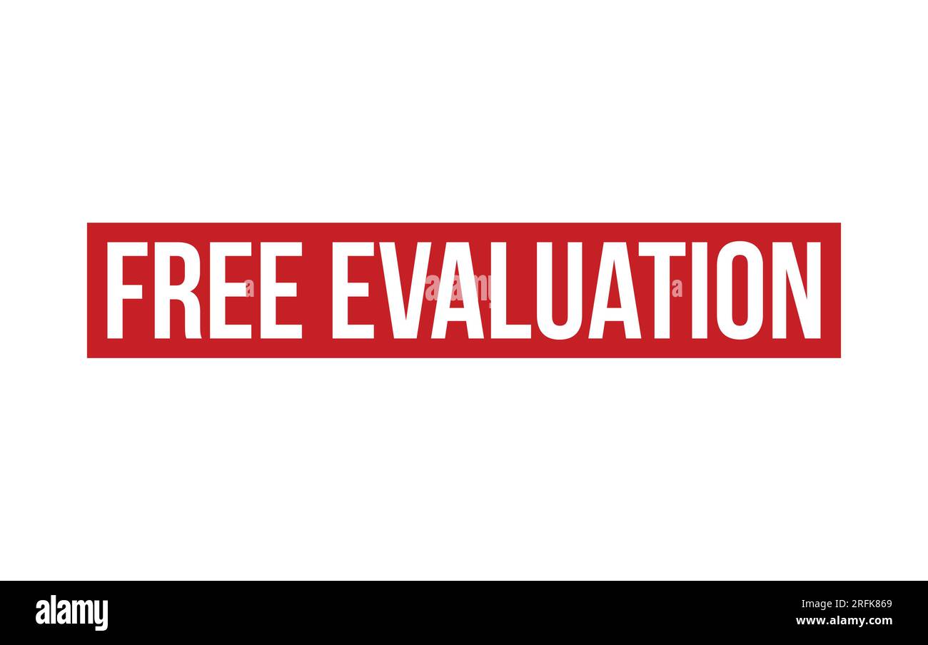 Free Evaluation Rubber Stamp Seal Vector Stock Vector Image & Art - Alamy